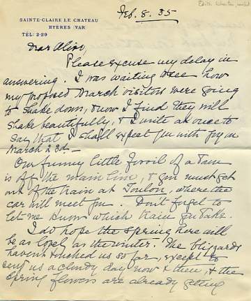 WHARTON, Edith, letters, autographs, documents, manuscripts