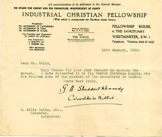 KENNEDY, Geoffrey Anketell Studdart, letters, autographs, documents ...