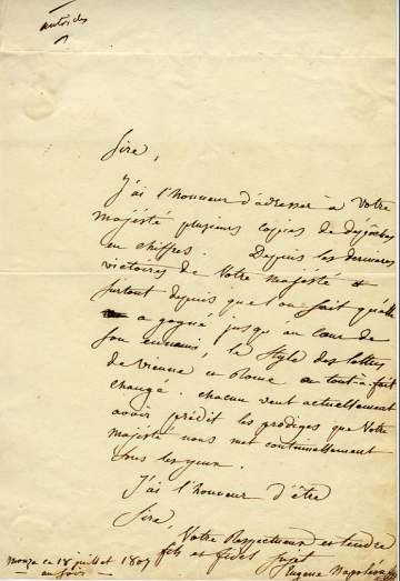 [NAPOLEON I], letters, autographs, documents, manuscripts
