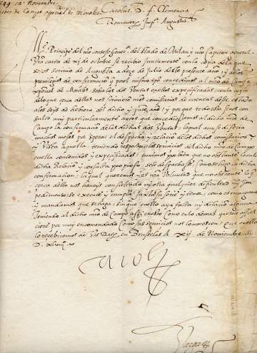 CHARLES V, letters, autographs, documents, manuscripts