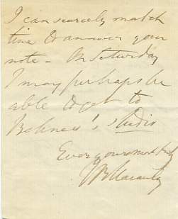 MACAULAY, Thomas Babington, 1st Baron, letters, autographs, documents ...