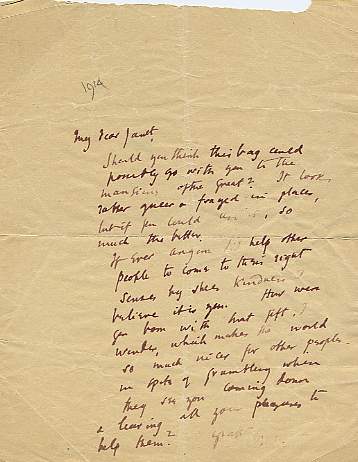 WOOLF, Virginia, letters, autographs, documents, manuscripts