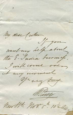 PARRY, Sir William Edward, letters, autographs, documents, manuscripts