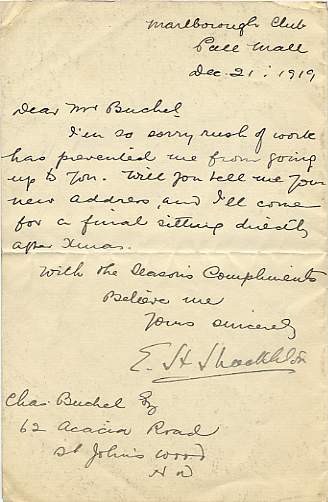 SHACKLETON, Sir Ernest Henry, letters, autographs, documents, manuscripts