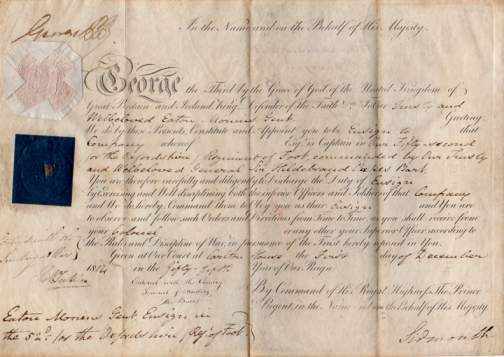 GEORGE IV, letters, autographs, documents, manuscripts