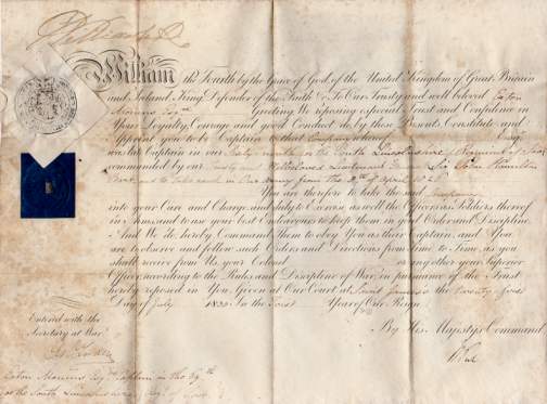 WILLIAM IV, letters, autographs, documents, manuscripts